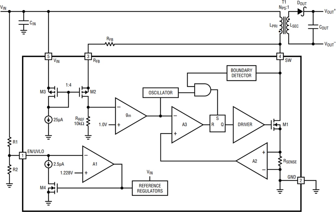 LT8301 / LT8302 Isolated Flyback Converters - ADI | Mouser