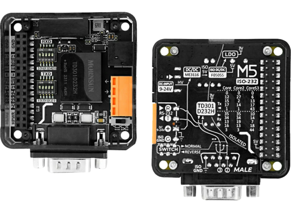 RS232M Interface Modules 13.2 - M5Stack | Mouser